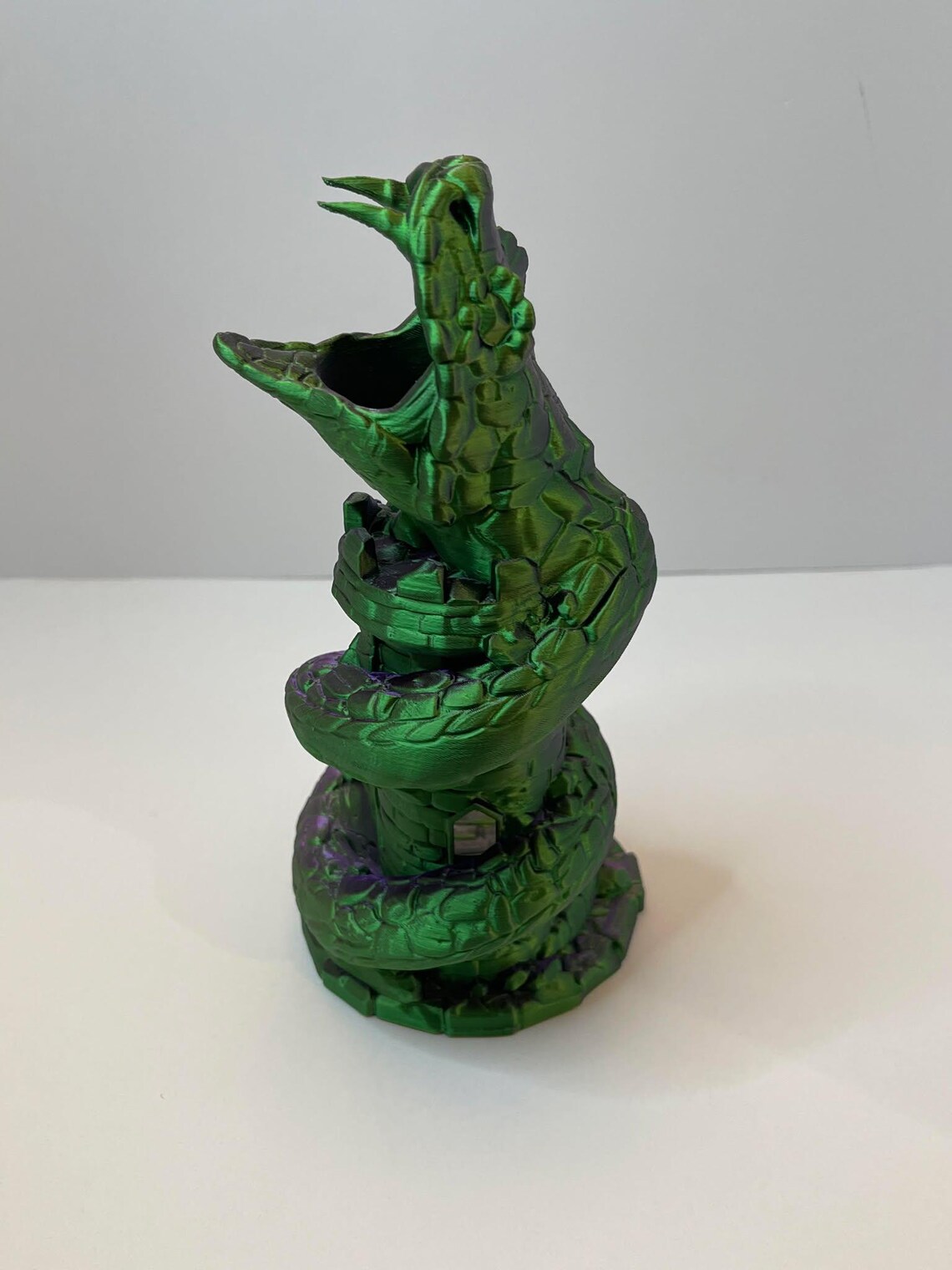 Basilisk 3D Printed Dice Tower Stlflix Authorized Seller DND | Tabletop ...
