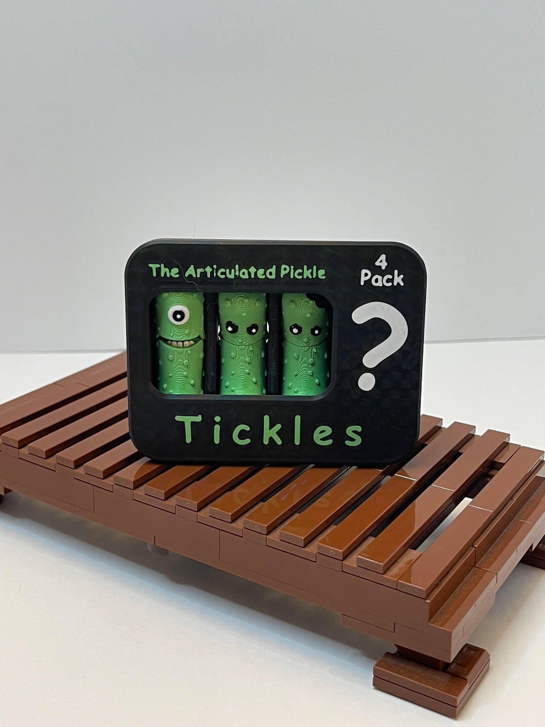 Tickles the Articulated Pickle 3D Printed Fidget - Etsy