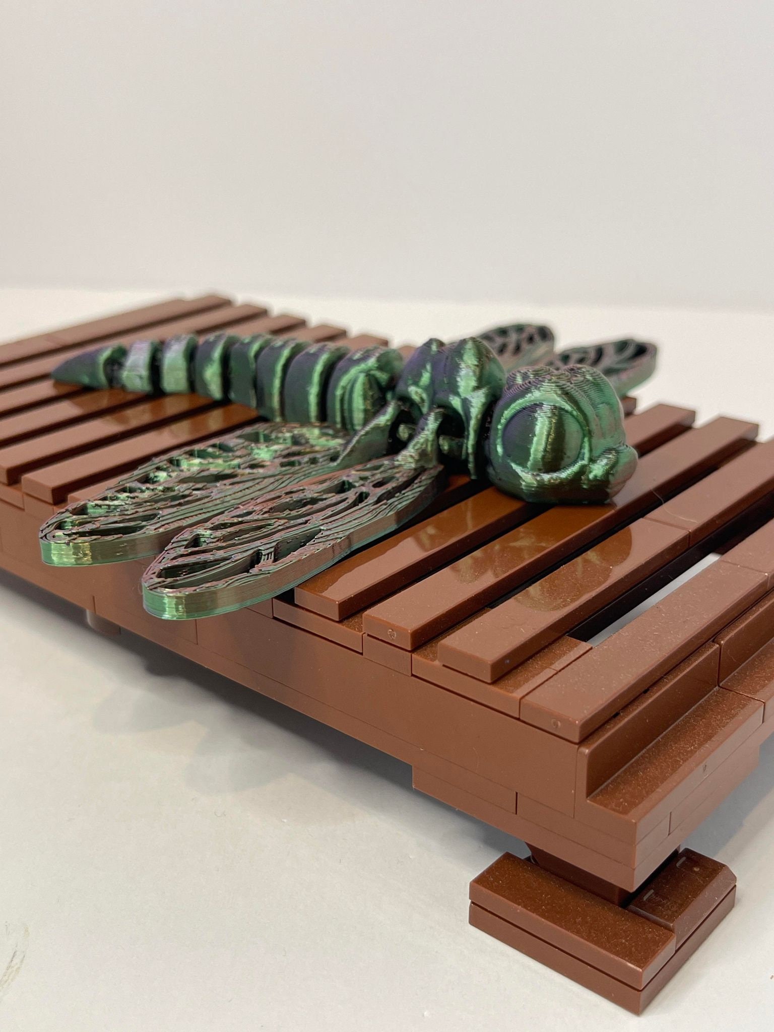 3D Printed Fully Articulated Dragonfly Full Size Fidget Desk Toy ...