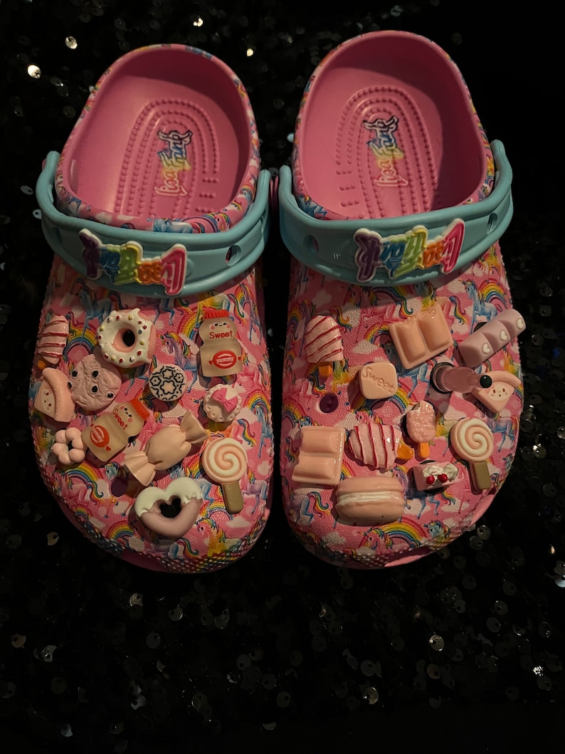 Pink Only! Sweets Shoe Charms - Etsy