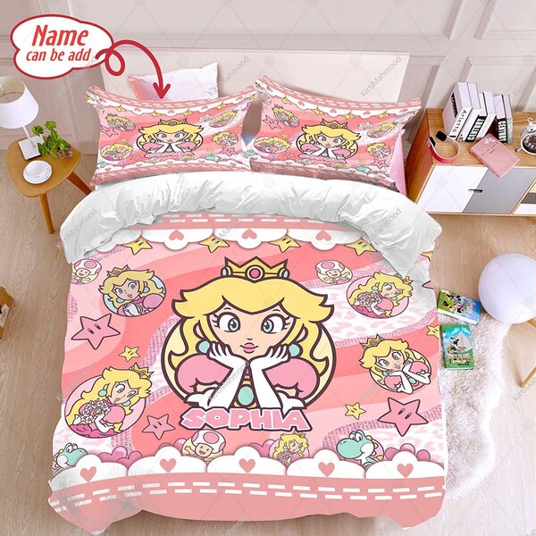 Peach Bedding - Etsy