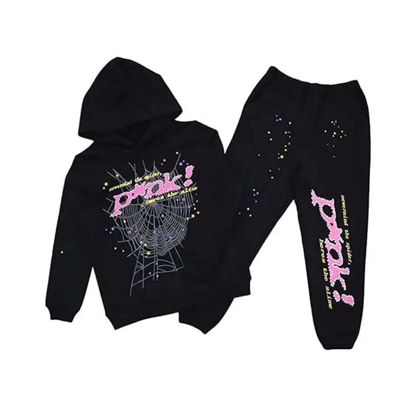 Black Sp5der Tracksuit reas Description - Etsy