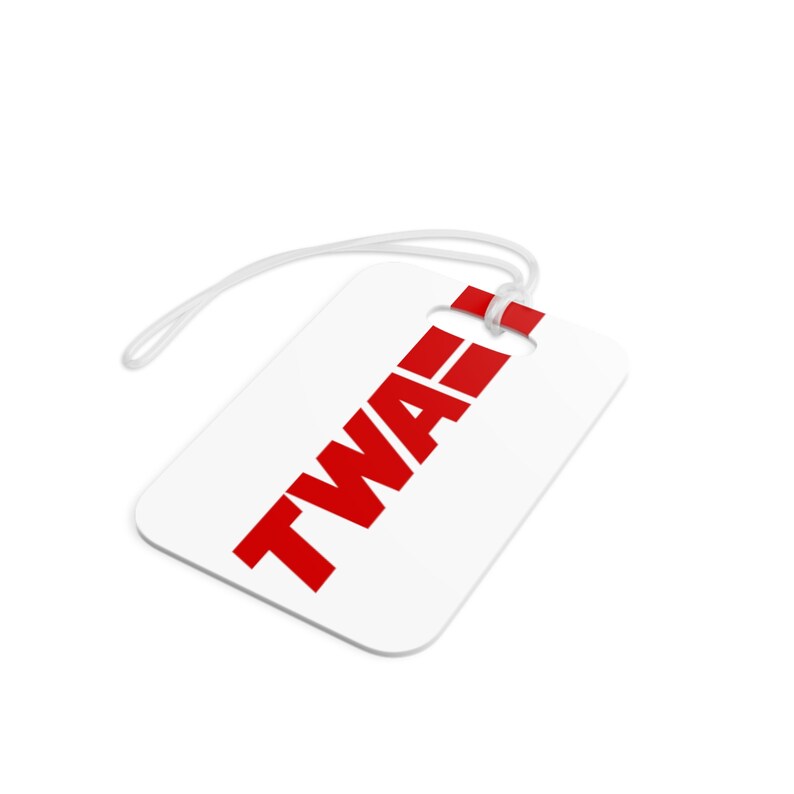 TWA Luggage Tag Trans World Airlines Retro Throwback Baggage - Etsy