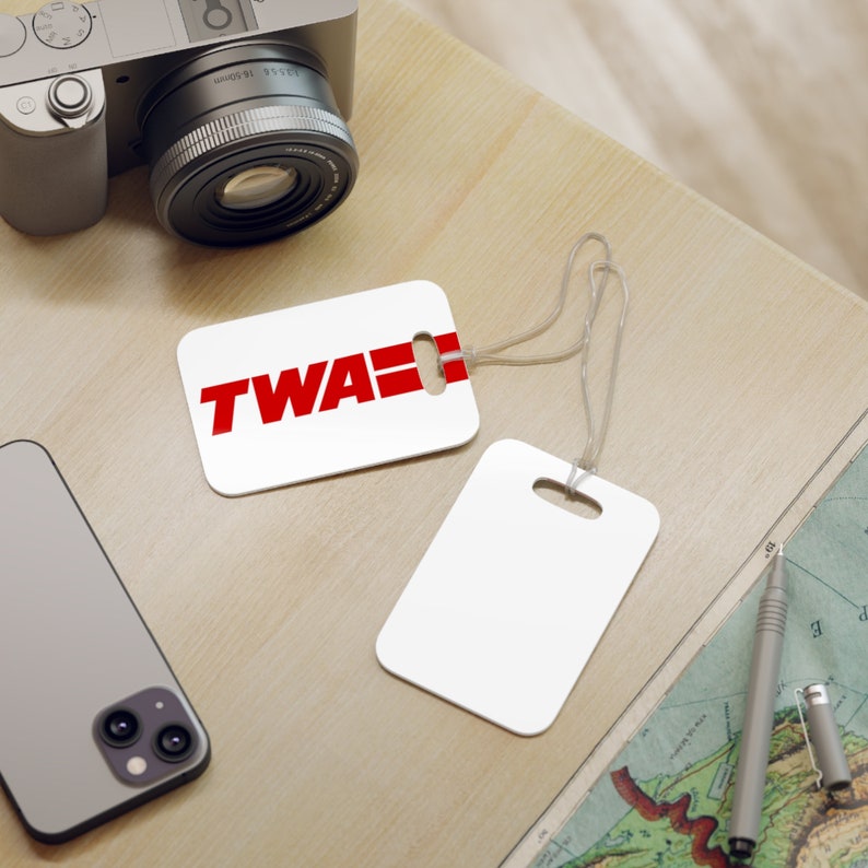 TWA Luggage Tag Trans World Airlines Retro Throwback Baggage - Etsy