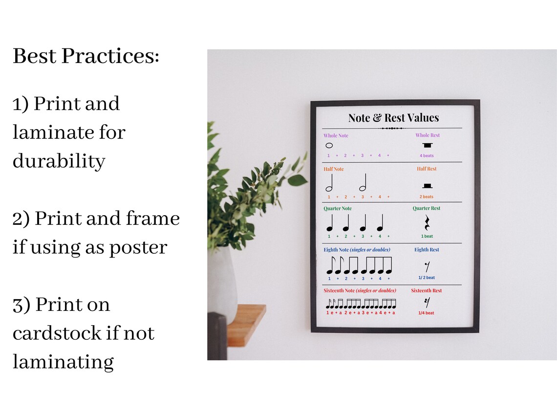 Music Notes and Rests, Note Values, Music Counting, Learn Rhythm ...