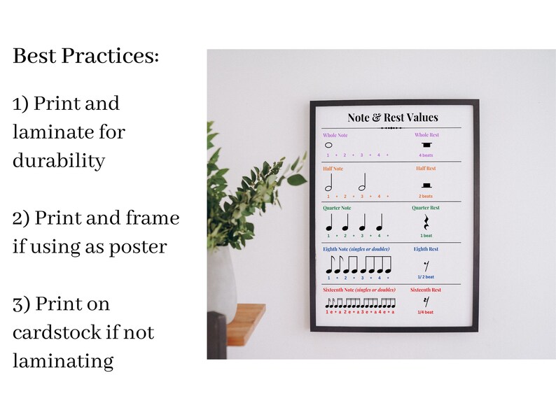 Music Notes and Rests, Note Values, Music Counting, Learn Rhythm ...