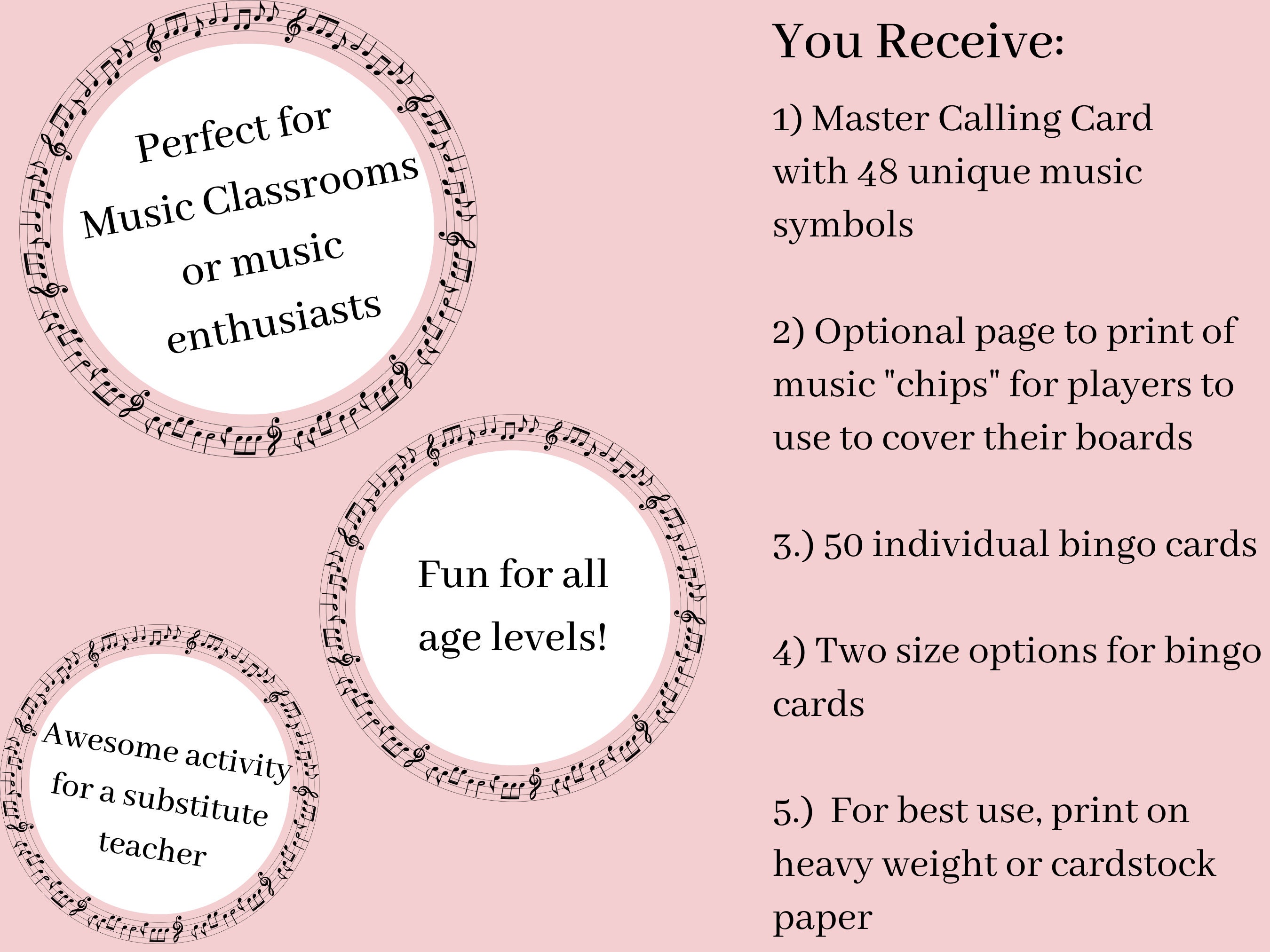 Music Symbols Bingo, Music Theory, Music Classroom, Music Bingo, Music ...