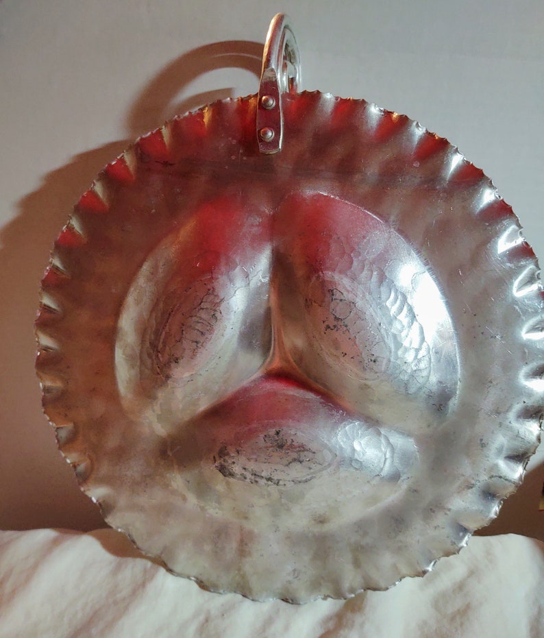 Hand Forged Aluminum Relish Dish - Etsy