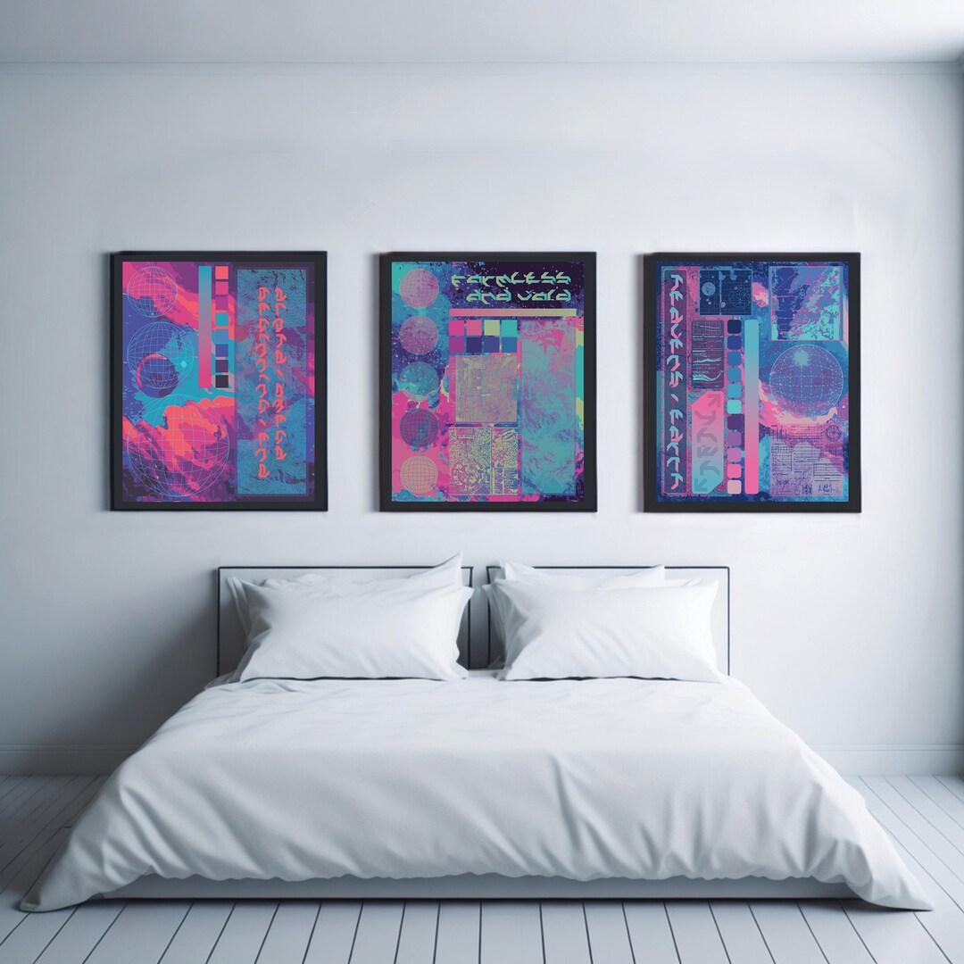 Cyberpunk, Sci-fi, Retro Futuristic, Synth Wave, Typographic Design ...