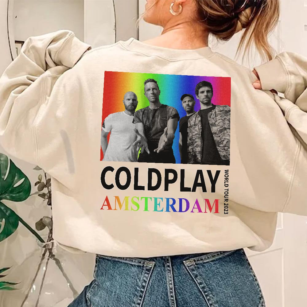 Coldplay Music Of The Spheres Tour 2023 Shirt, World Tour In Amsterdam ...