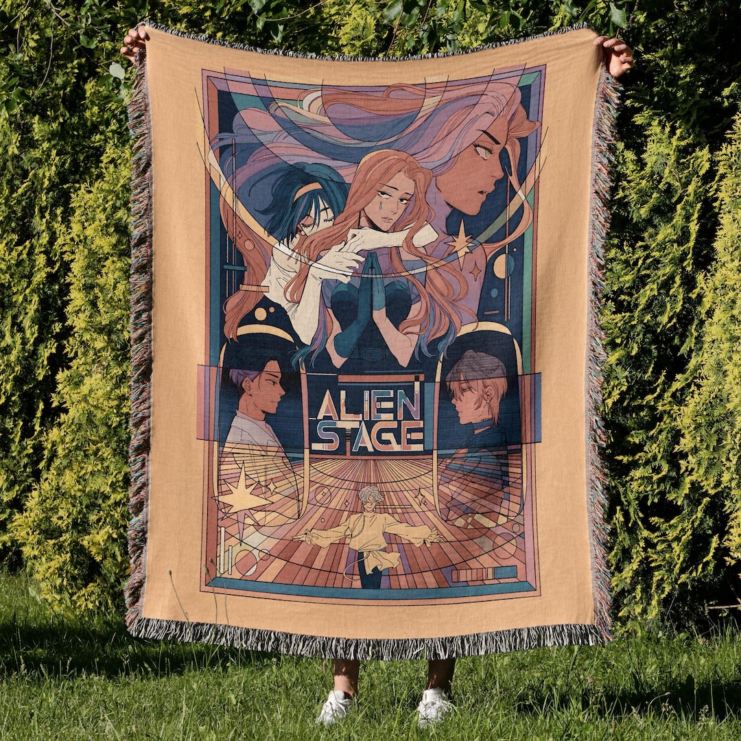 Alien Stage Woven Blanket, Mizisua, Ivantill, Alnst, Hyuna, Mizi, Luka ...