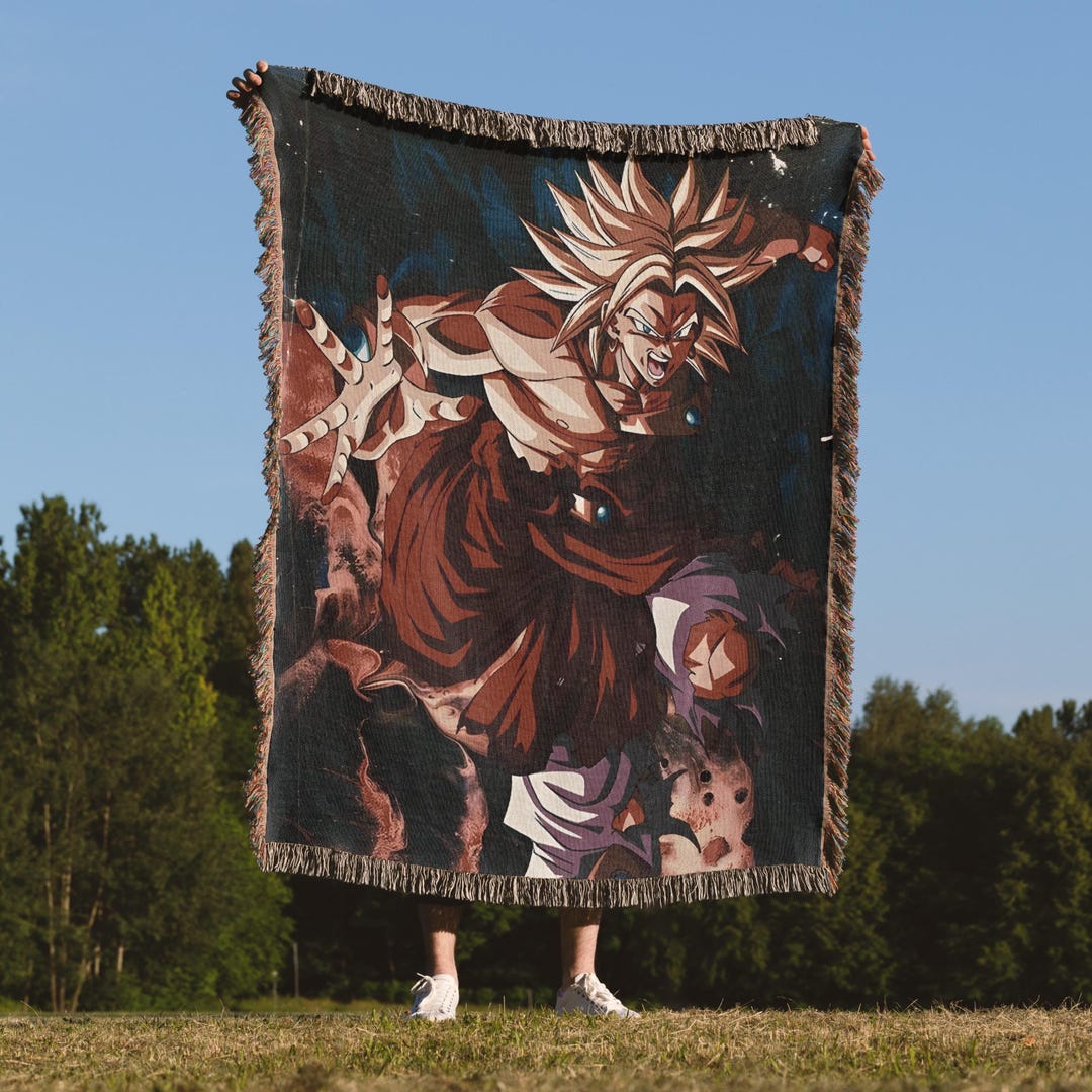 Anime Woven Cozy Blanket, Manga Tapestry Throw, Suitable as Snuggle ...