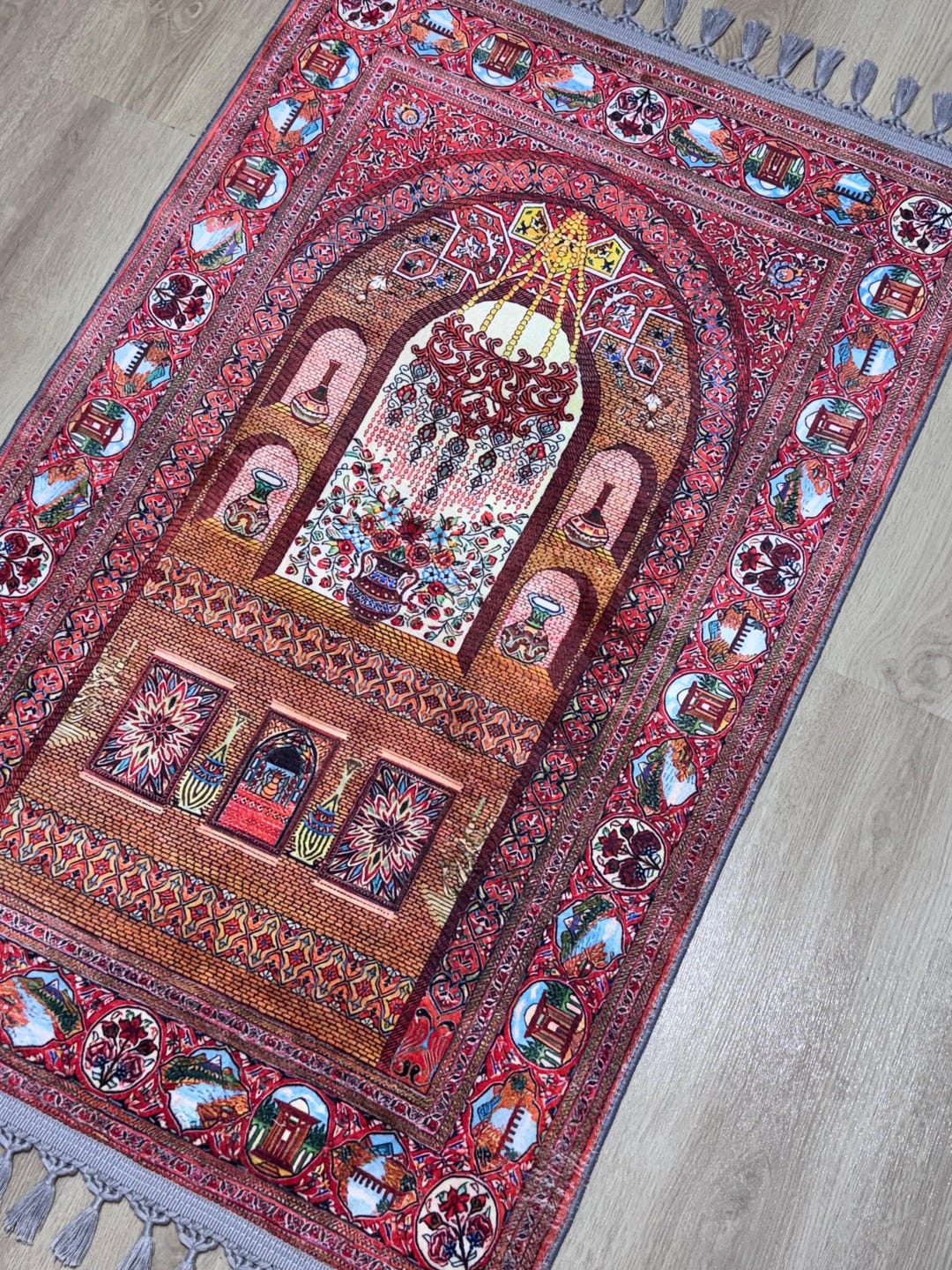 Detailed Digital Design Prayer Rug- Muslim Gift- Orthodox Mat -persian ...