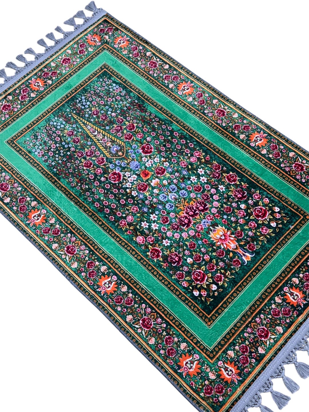 Prayer Rug – Green Mihrab Pattern Islamic Prayer Mat, Muslim Gift - Etsy