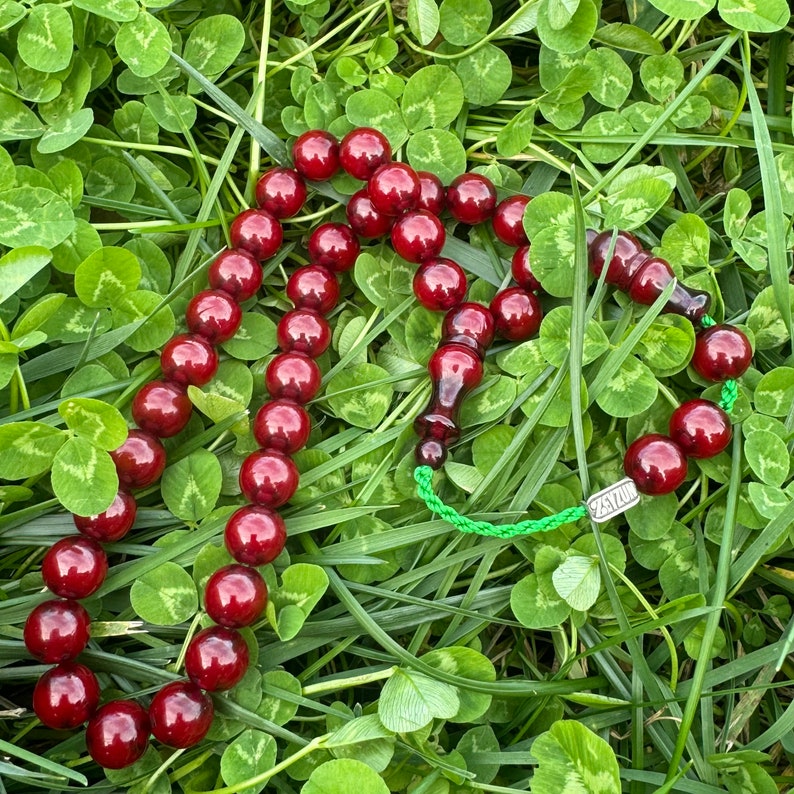 Natural Stone Tasbih Misbaha tasbeeh catalin Amber Sibha Tusbah ...