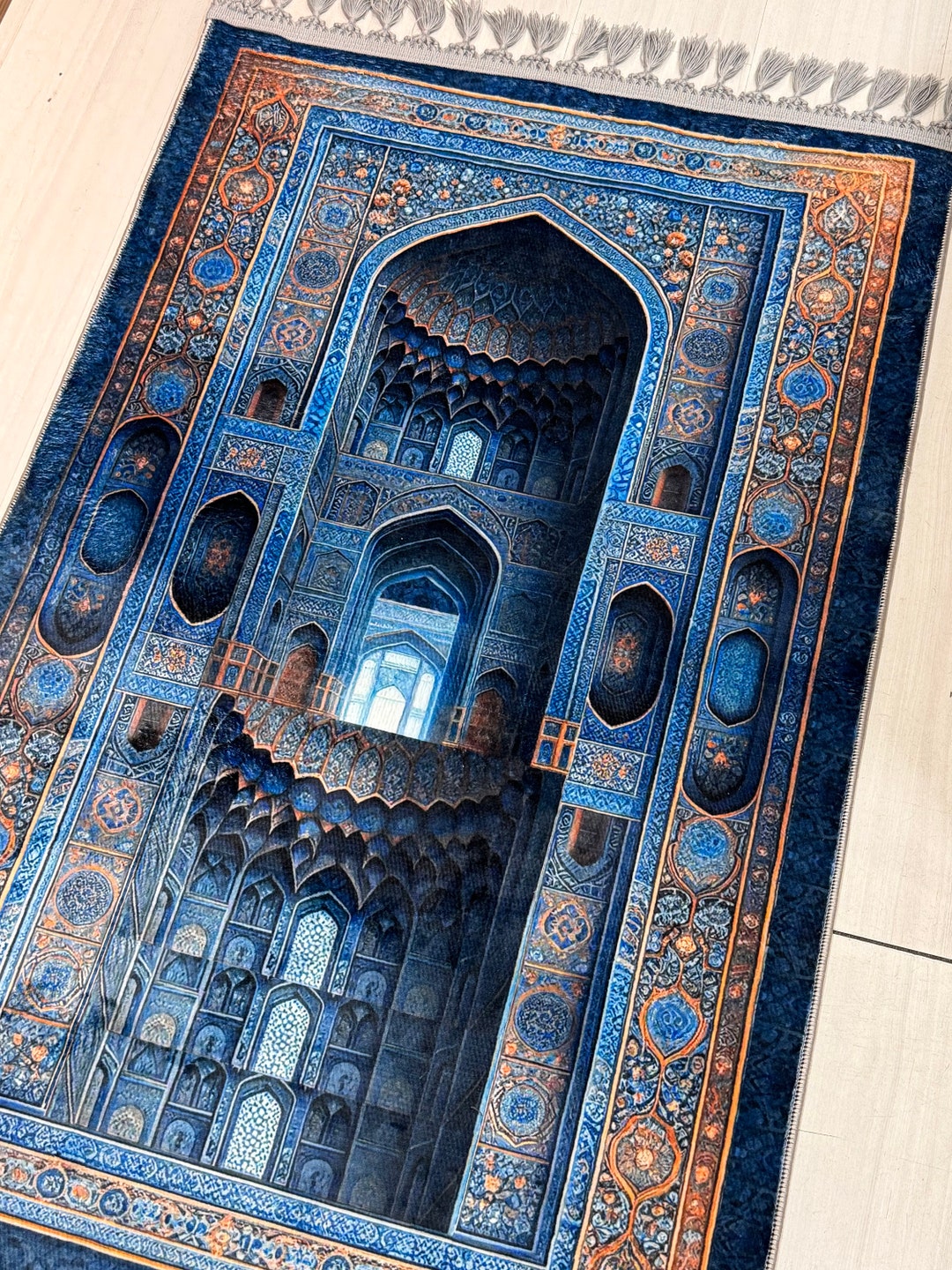 Prayer Rug for Muslim Prayer Mat Gebetsteppich Luxury Prayer Rug ...
