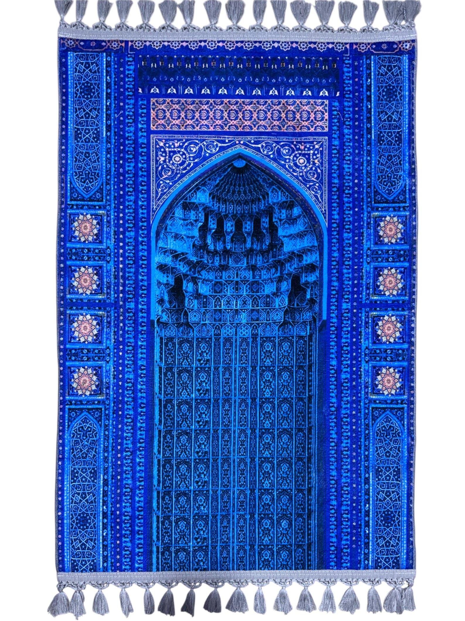 Personalised Prayer Mat - Silky Ultra Soft - Prayer Rug - Islamic Gift ...
