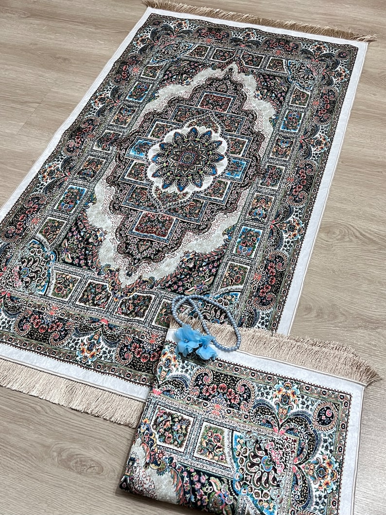 Prayer Mat – Prayer Rug– Muslim – Islamic Gifts– Gebetsteppich- Ramadan ...