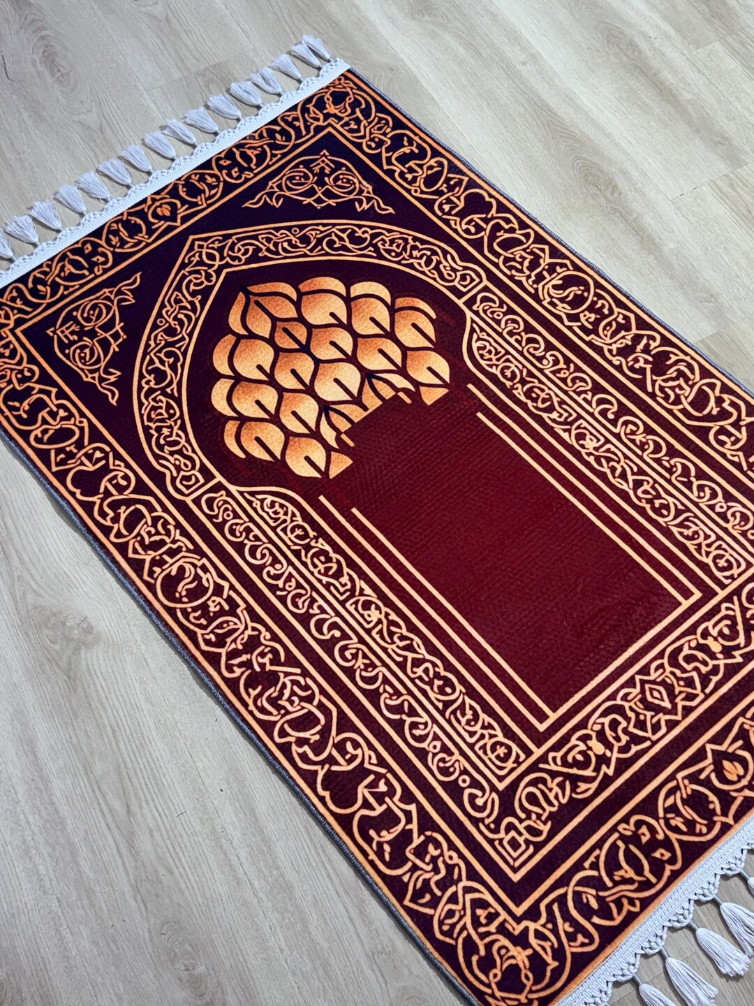Mihrab Turkish Prayer Rug , Sejadah , Janamaz -ramadan Eid Wedding Gift ...