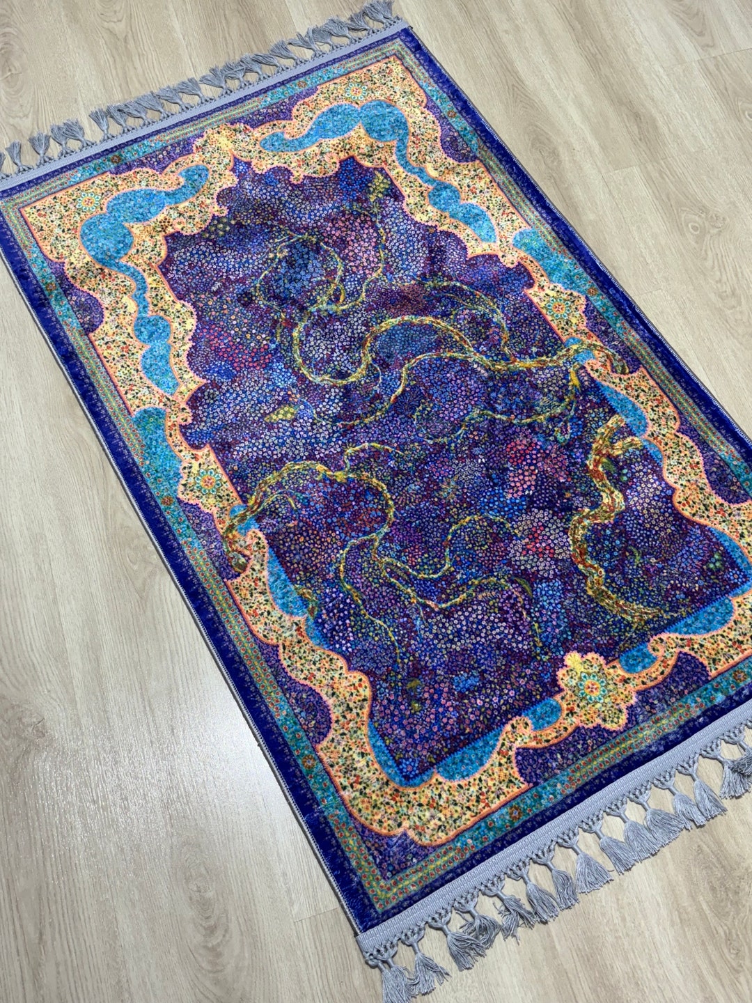 Prayer Rug for Muslim Prayer Mat Gebetsteppich Luxury Prayer Rug ...