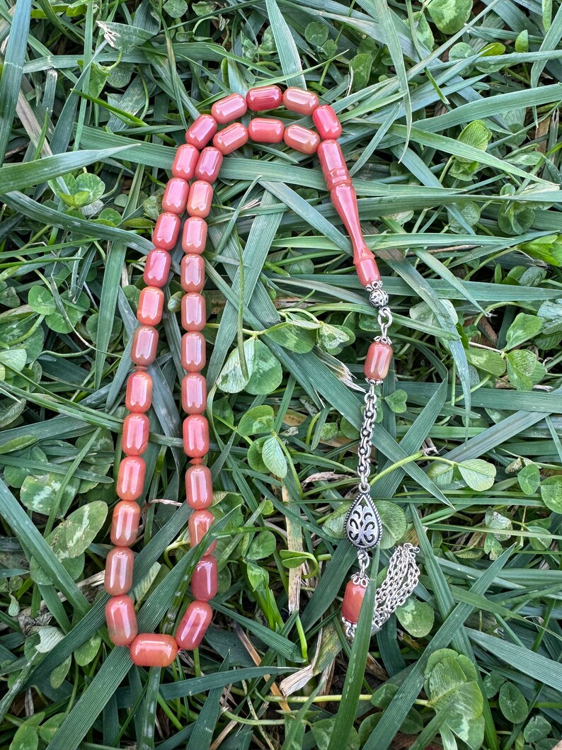 Natural Stone Tasbih Misbaha tasbeeh catalin Amber Sibha Tusbah ...