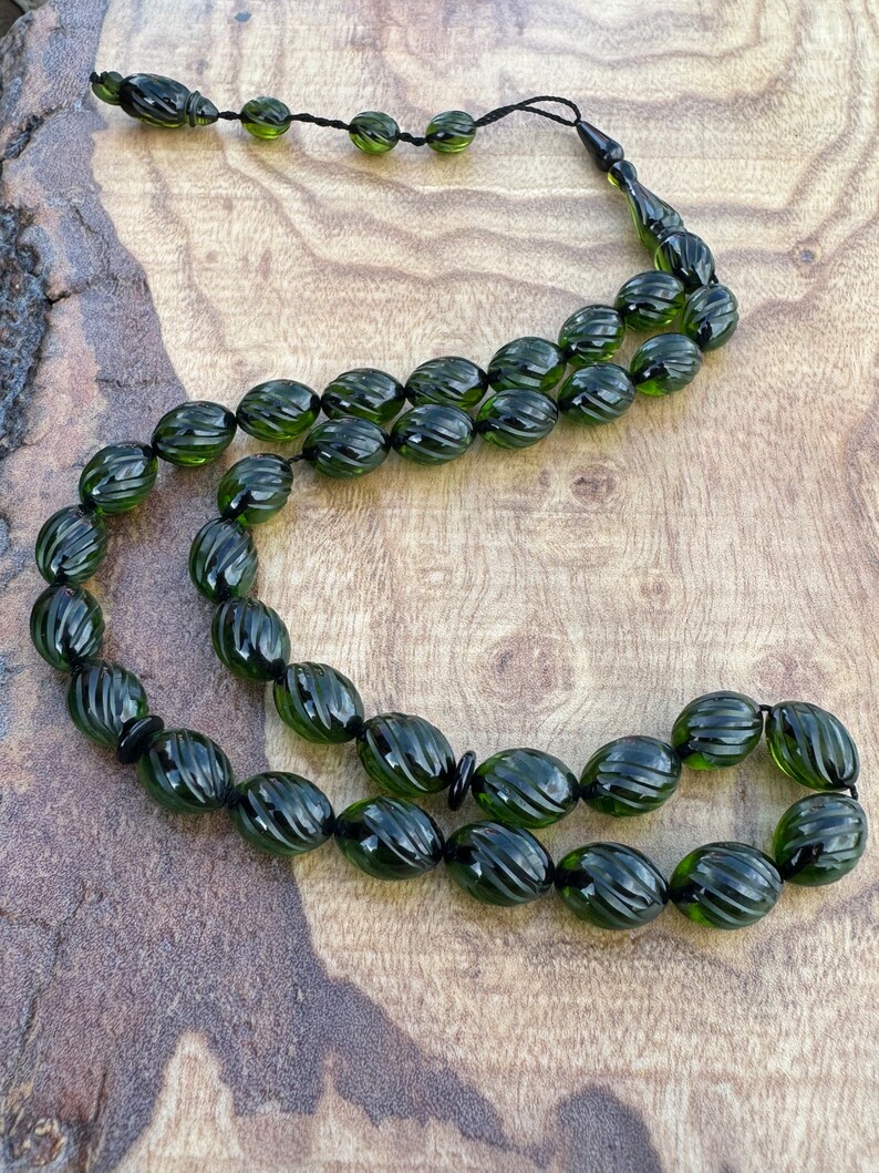 Natural Stone Tasbih Misbaha tasbeeh catalin Amber Sibha Tusbah ...