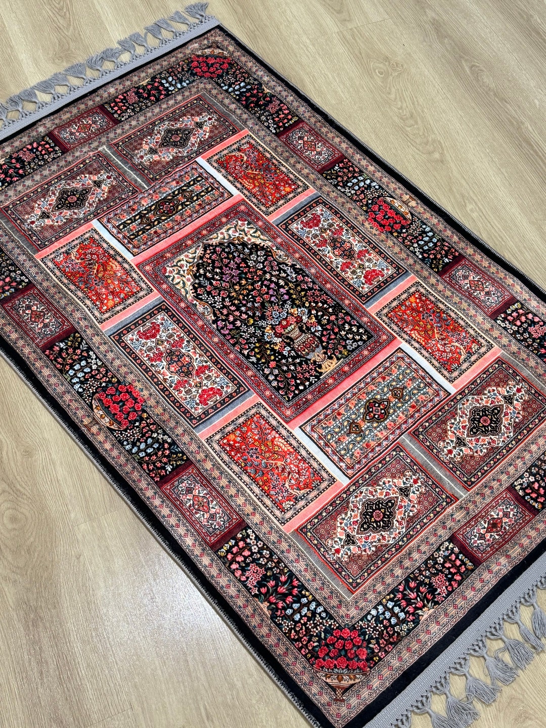 Prayer Rug for Muslim Prayer Mat Gebetsteppich Luxury Prayer Rug ...