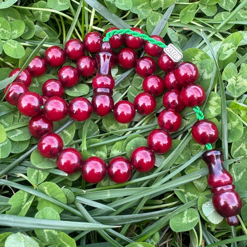 Natural Stone Tasbih Misbaha tasbeeh catalin Amber Sibha Tusbah ...