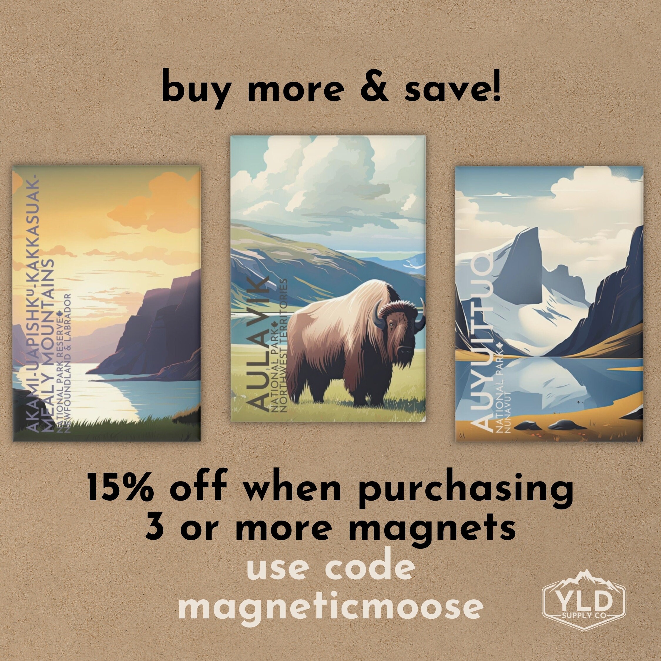 Glacier National Park Fridge Magnet, Canadian National Parks Magnet ...