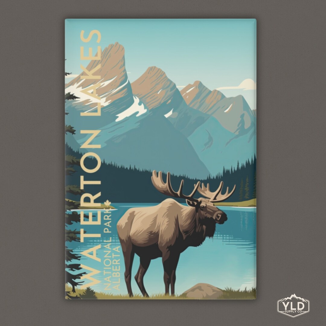 Waterton Lakes National Park Fridge Magnet, Canada Magnet, Polar Bear ...