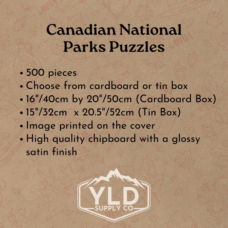 Canadian Parks Puzzle, Mount Revelstoke National Park Puzzle, Canadian ...