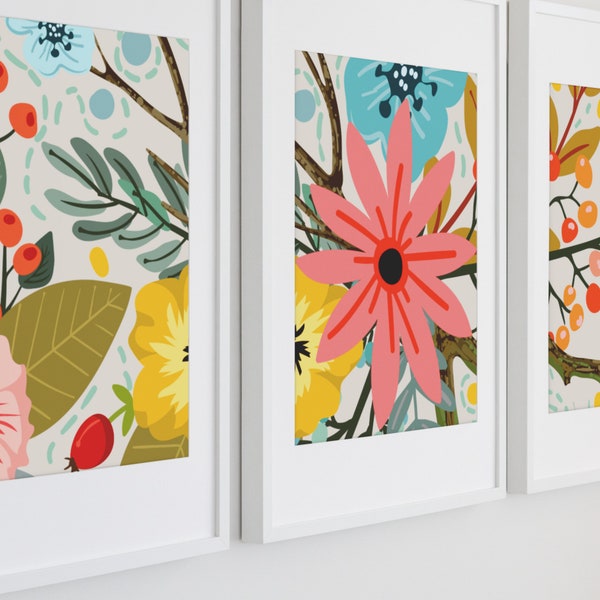 Bright Colorful Art - Etsy