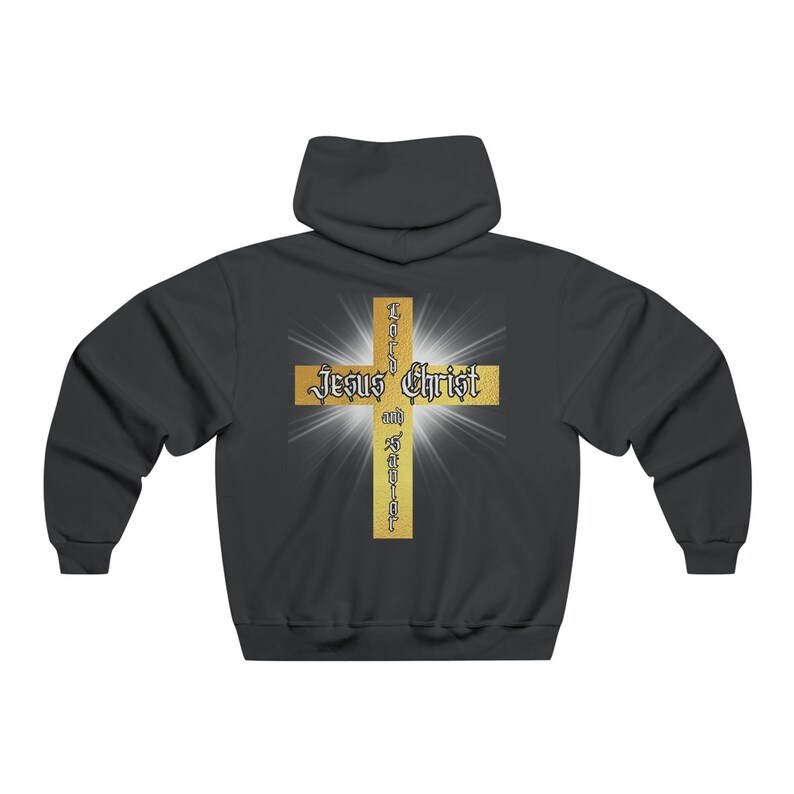 Christian/inspirational - Jesus Christ Printed on Gold Cross Back of a ...
