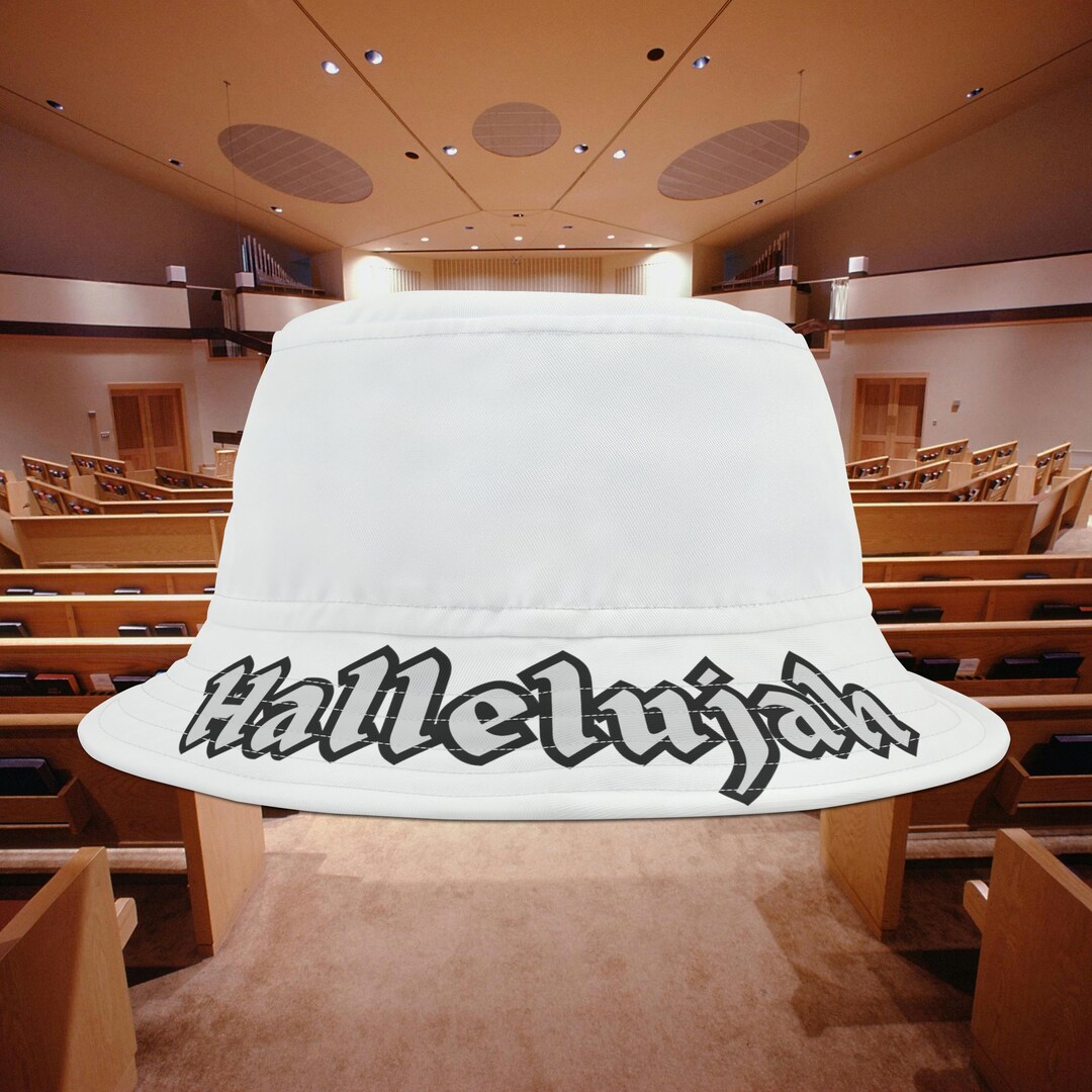 Hallelujah, Low Profile Bucket Hat for Christians Men and Women of God ...