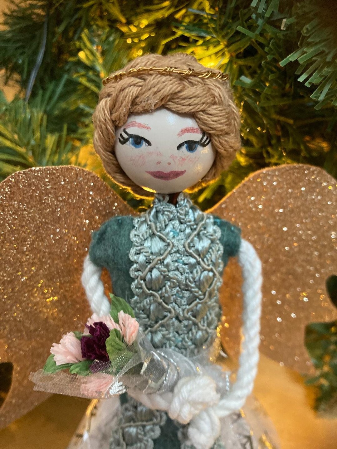Christmas Angel Tree Topper - Etsy