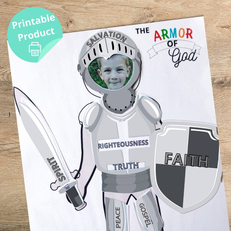 Armor of God Kids, Sword of the Spirit Activity, Bible Game Printable ...