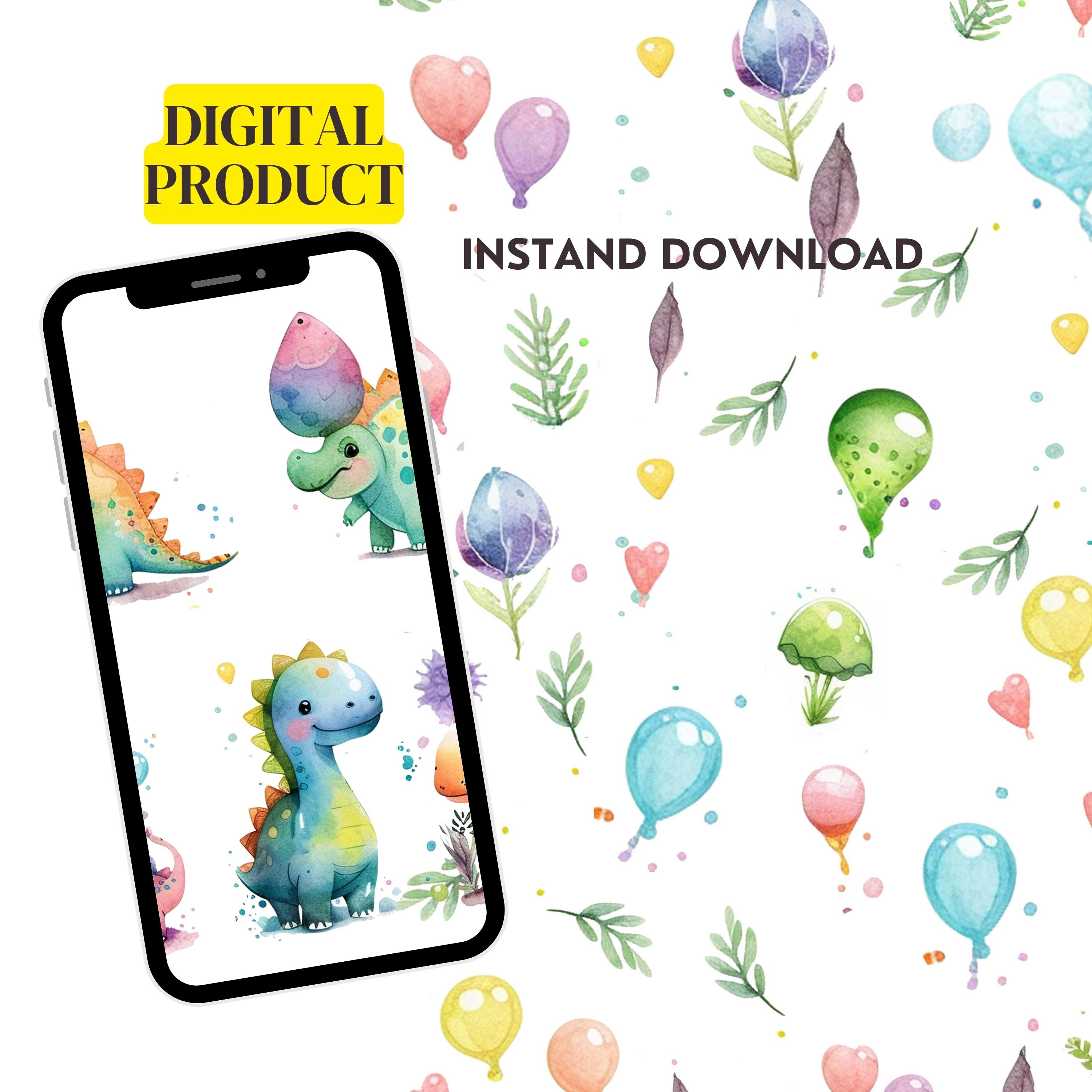 Cute Dino Clipart, Watercolor Baby Dinosaurs Clipart, Dinosaurs Clipart ...