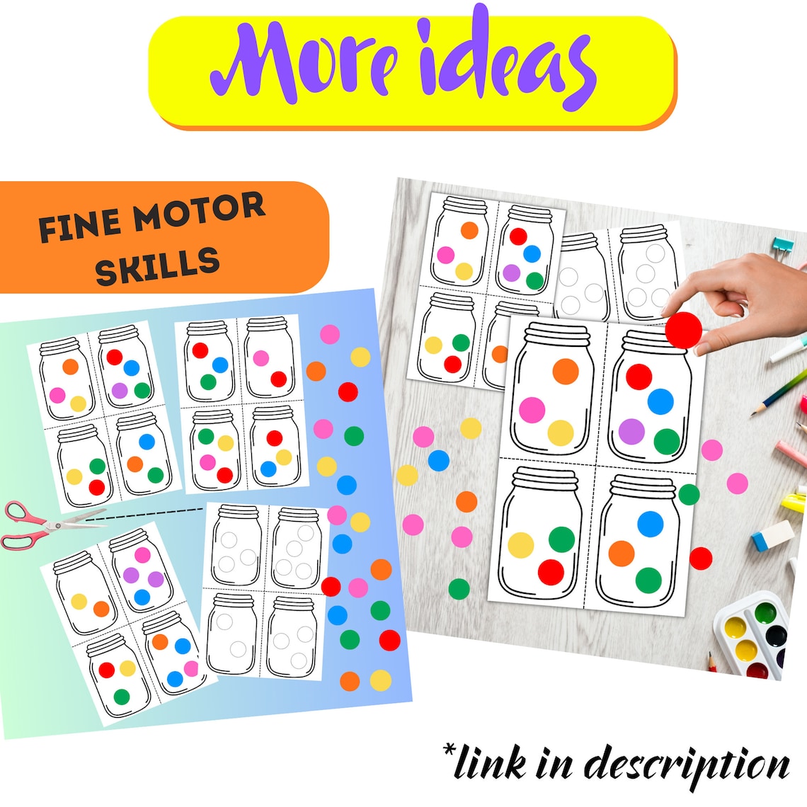 Fine Motor Skills Printable, Fine Motor Activity, Brain Training ...