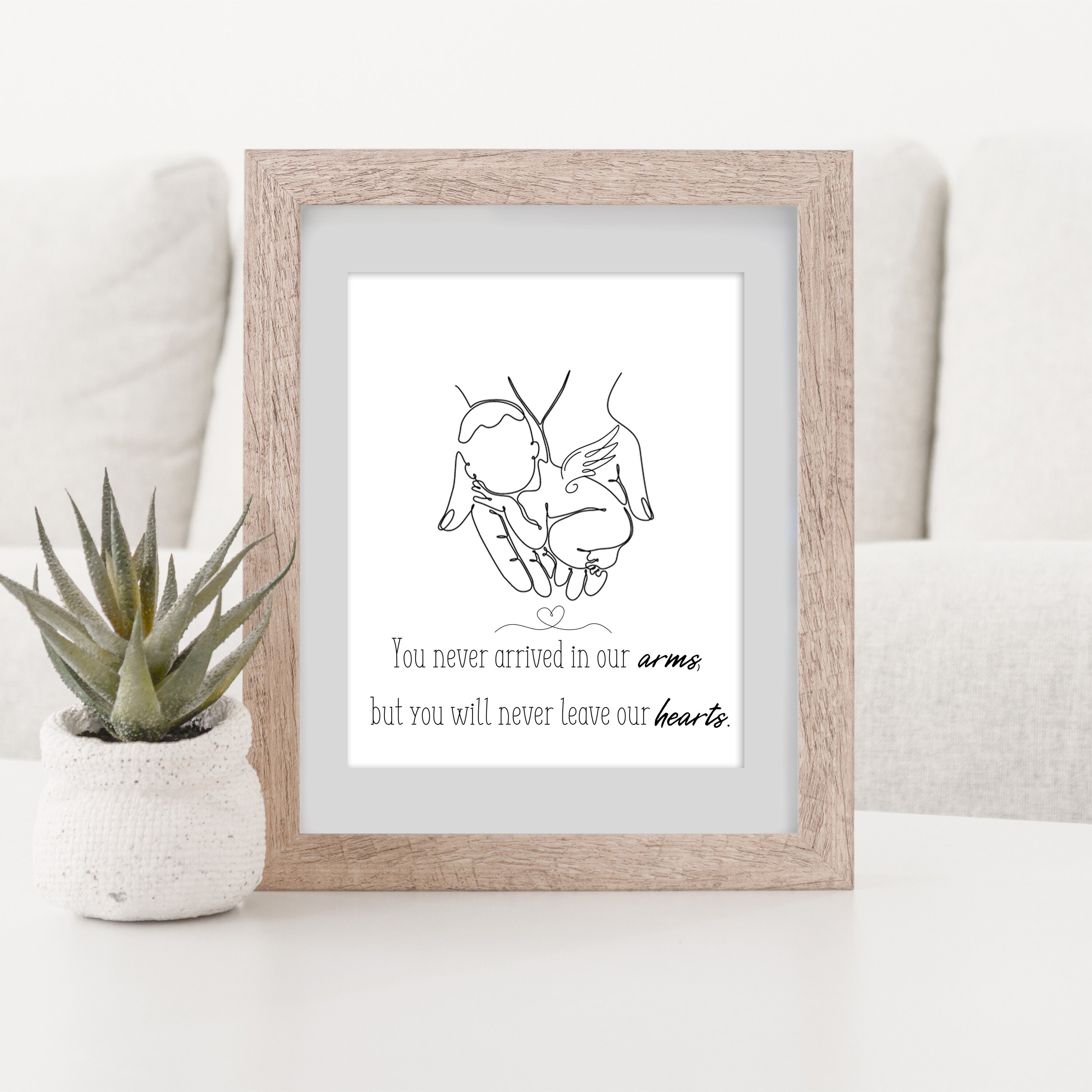Infant Loss Print, Pregnancy Miscarriage Keepsake, Embryo Miscarry Loss ...