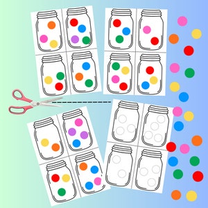 Color Sorting Activity for Kids, Color Matching, Toddler Color Activity ...