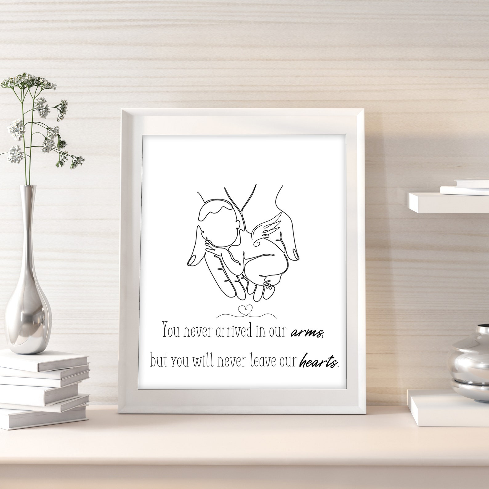 Infant Loss Print, Pregnancy Miscarriage Keepsake, Embryo Miscarry Loss ...