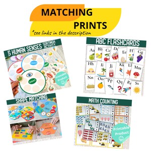 Shape Matching Sorting, Shape and Form Card, Busy Book Shapes, Prek ...