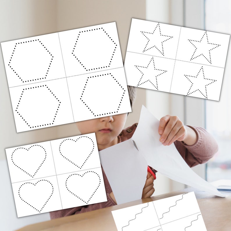 Fine Motor Activity Scissors Practice Skills Scissors - Etsy