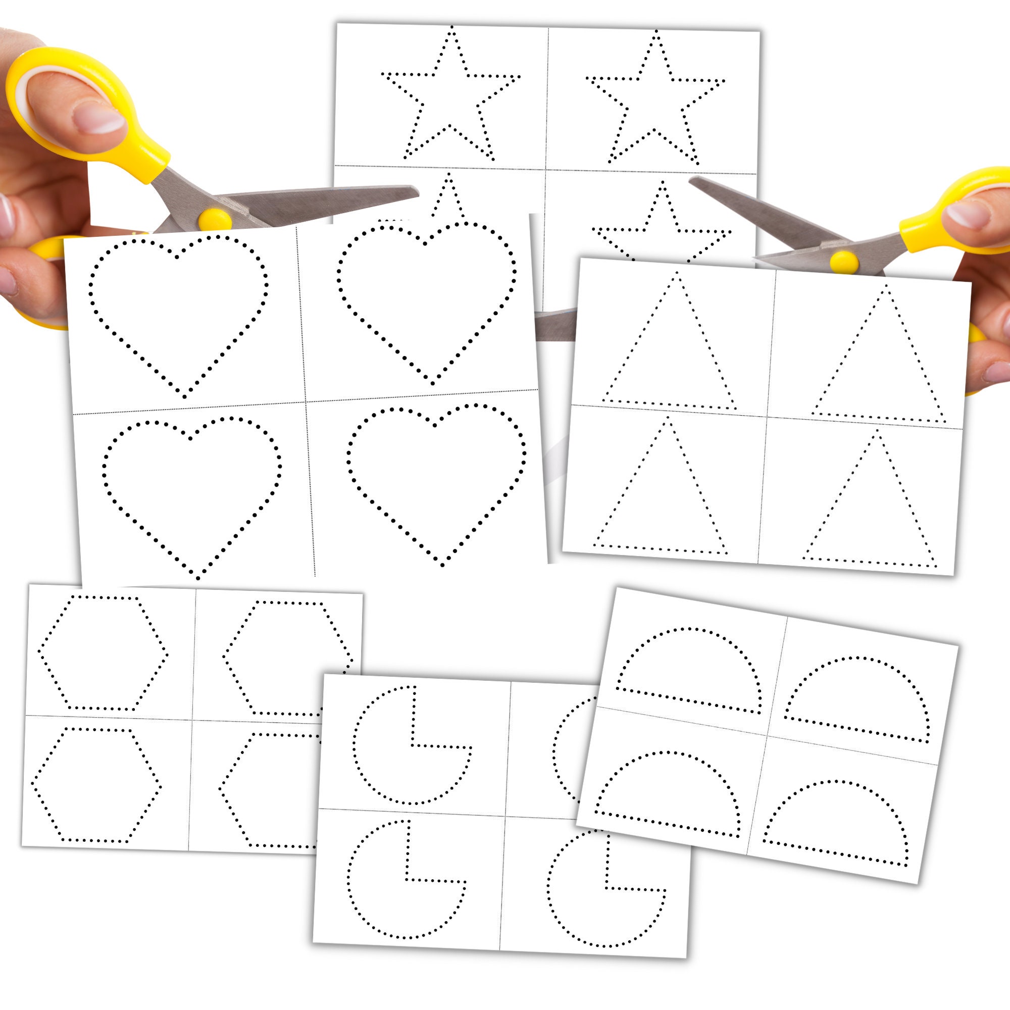 Fine Motor Activity Scissors Practice Skills Scissors - Etsy