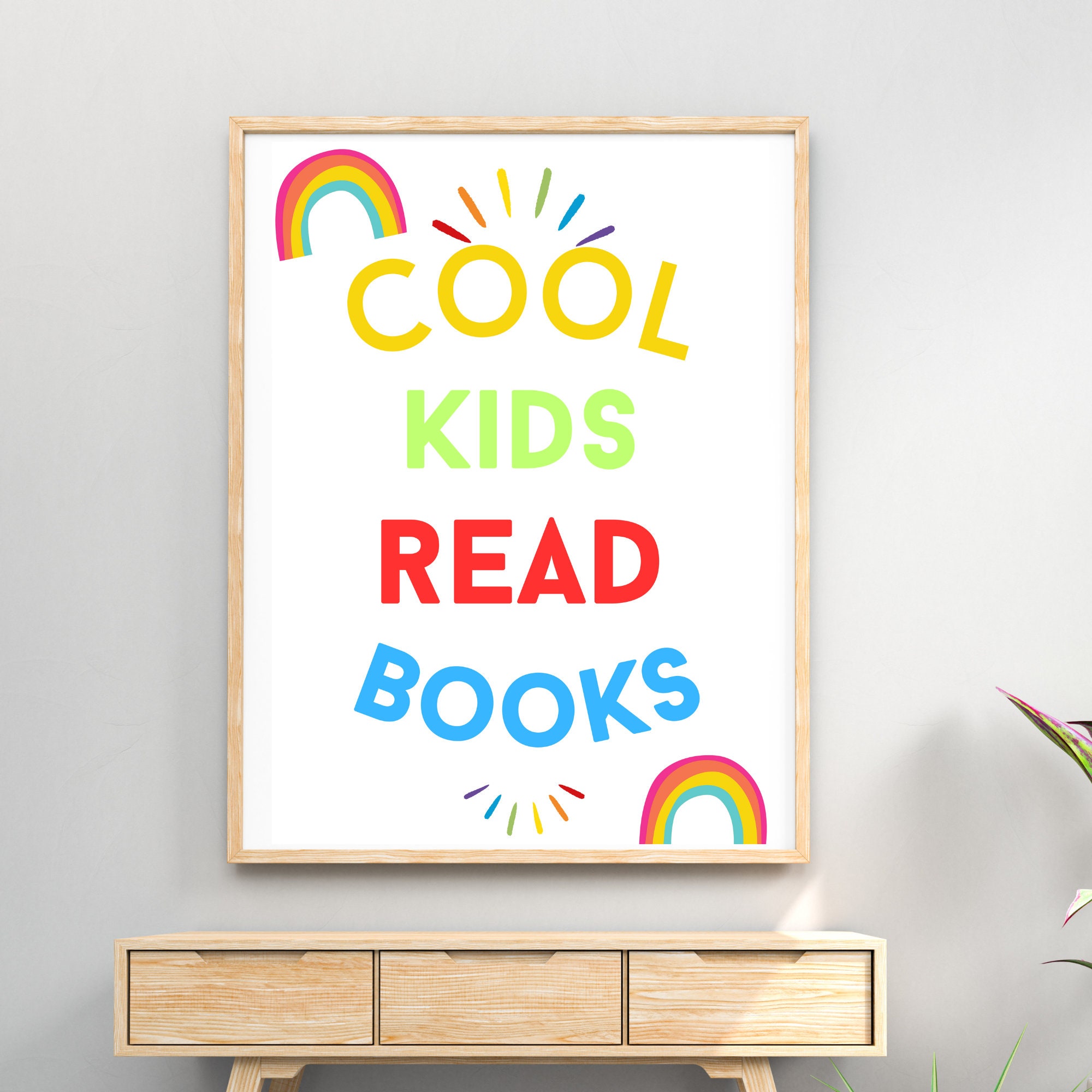 Kids Reading Corner, Cool Kids Read Book, Printable Reading Corner ...