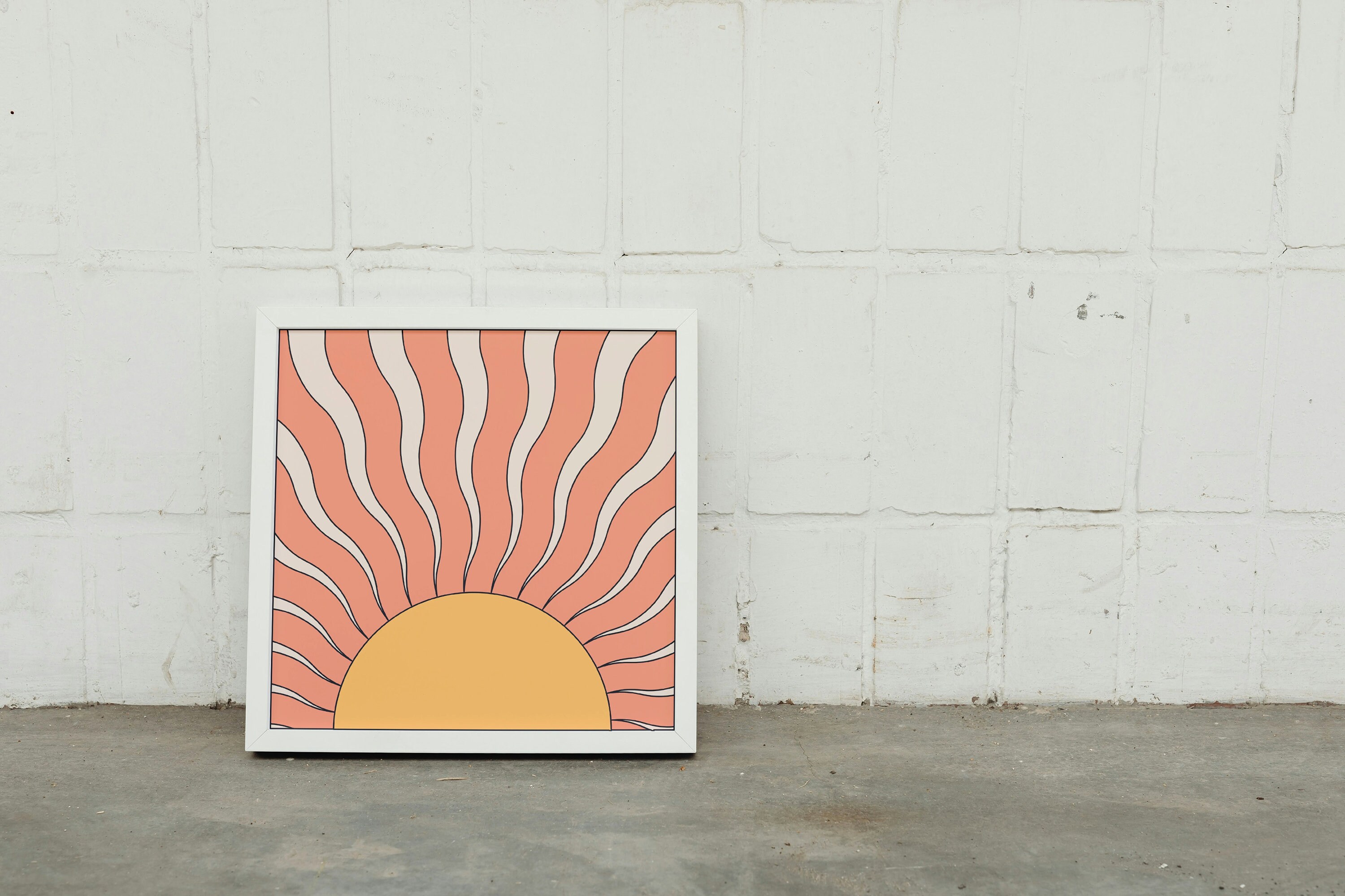 Printable Square Wall Art,square Posters,set of 6, Pink Square Wall Art ...