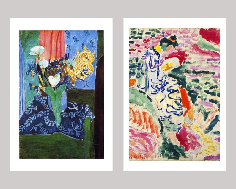 Mini Printable Matisse Art ,henri Matisse Postcards ,4x6 Inch,set of 10 ...