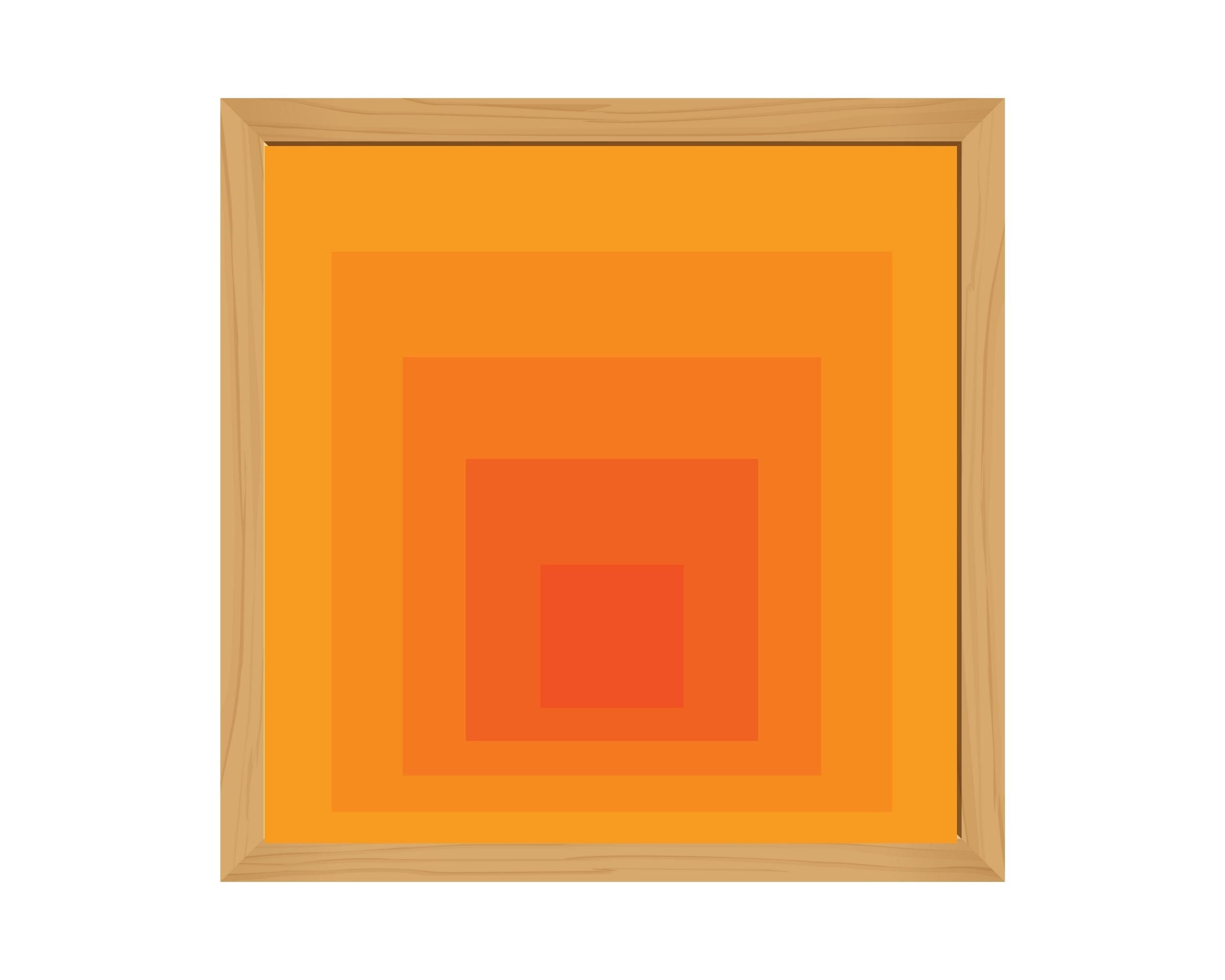 Printable Square Wall Art,square Posters,colorful Prints,orange Wall ...