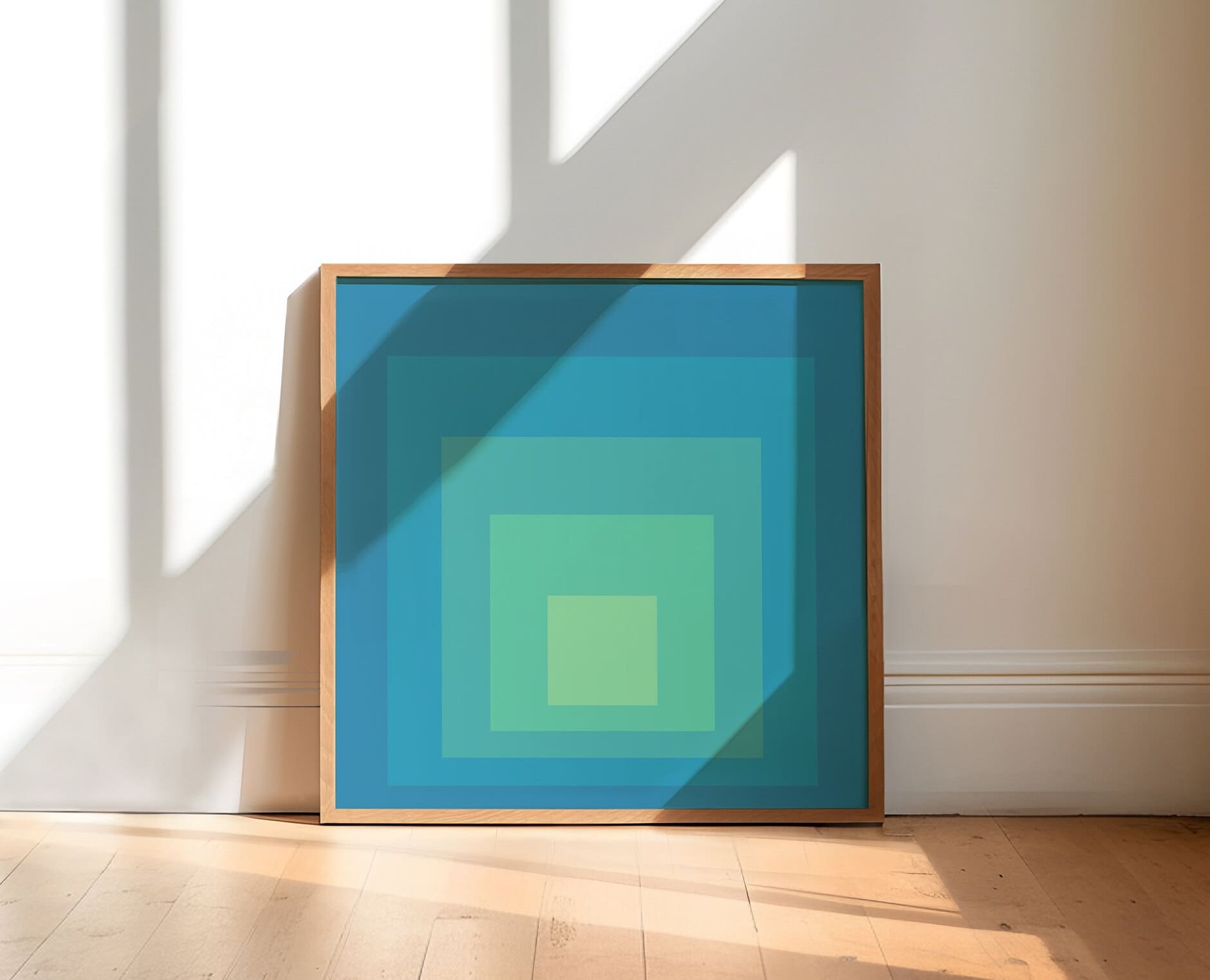 Printable Square Wall Art,square Posters,colorful Prints,blue Wall Art ...