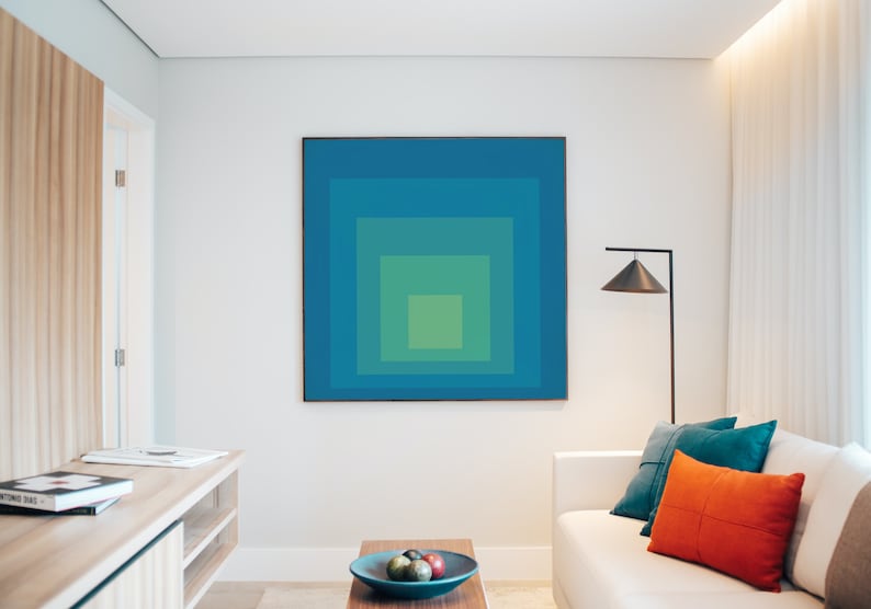 Printable Square Geometric Wall Art,square Posters,colorful Prints ...